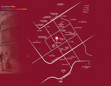 Migsun Alpha Central Map - Alpha 2, Greater Noida Location Map