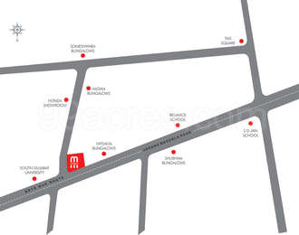 Milestone Group Milestone Milagro Map - Vesu, Surat Location Map