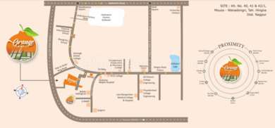Millenium Developers Nagpur Orange Nagri Map - Wanadongri, Nagpur ...
