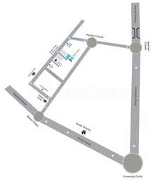 Millennium Constructions Millennium One Map - Aundh, Pune Location Map