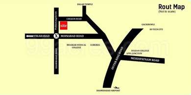 Millennium Infra Developers Millennium Villa Green Map - Moinabad ...