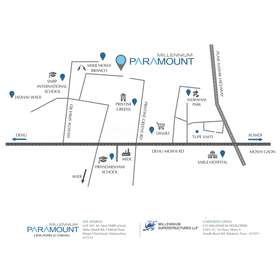 Millennium Developers Pune Millennium Paramount Map - Chikhali, Pune ...