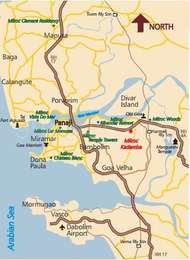 Milroc Good Earth Milroc Kadamba Map - Bainguinim, North Goa Location Map