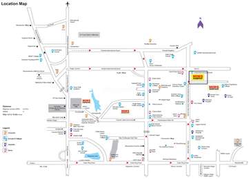 Mims Builders MIMS Habitat Map - Hennur Road, Bangalore Location Map