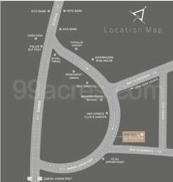 Mindtree Gehana Map - Chala, Vapi Location Map