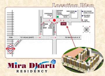 Mira Dharti Realty Mira Dharti Residency Map - Vasai East, Mumbai ...