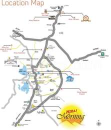 Miraj Group Miraj Morning Map - Sector-14 Hiran Magri, Udaipur Location Map