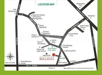 Mirchandani Group Mirchandani Bellagio Map - Undri, Pune Location Map