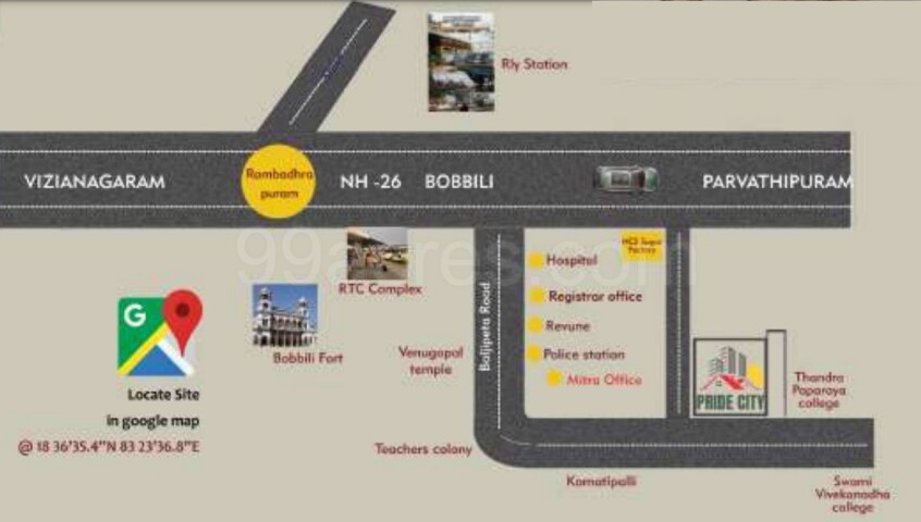 Mitra Pride City Vizianagaram, Bobbili | Price List & Brochure, Floor ...