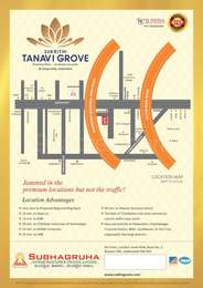 Subhagruha Group Subhagruha Sukrithi Tanavi Grove Map - Togarpally, Sangareddy Location Map