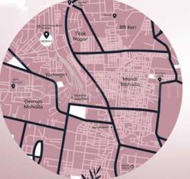 Sunpure Homes Sunpure Meraki Map - Yadavagiri, Mysore Location Map