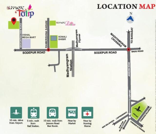 MKBD Mck Tulip Kolkata North, Madhyamgram | Price List & Brochure ...