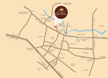 MKR Developers Pune MKR Bhagirathi Gloria Map - Chikhali, Pune Location Map