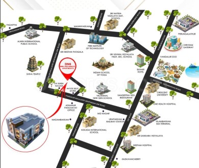 MMA Foundations MMA Dream Nest 6 Map - Urapakkam, Chennai Location Map