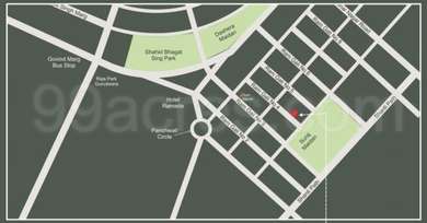MNC Builders MNC Om Shubh Pride Map - Raja Park, Jaipur Location Map