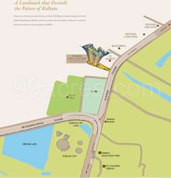 Unimark Group Builders Unimark Solitaire Map - EM Bypass, Kolkata South ...