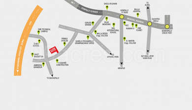 Modi Builders Modi Sterling Heights Map - Kompally, Secunderabad ...