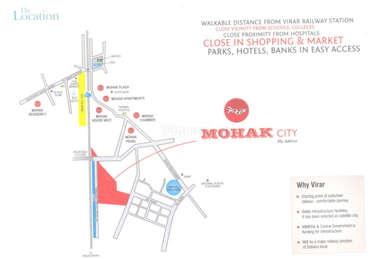 Mohak Group Builders Mohak City Map - Ekvira Darshan, Virar Location Map