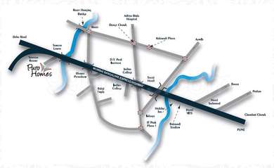 Mohisha Realtors Mohisha Puro Homes Map - Ravet, Pune Location Map