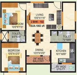 2 BHK Apartment / Flat for sale in Moksha Shiva Sai Apartment Hosur ...