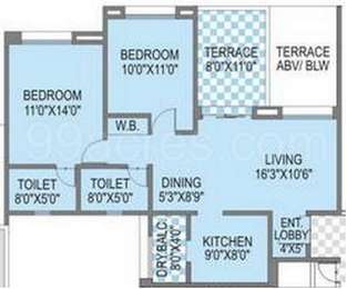 2 BHK / Bedroom Apartment / Flat for rent in Mont Vert One Wakad Pune ...