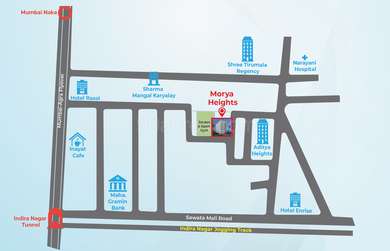 Morya Builders and Developers Morya Heights Map - Mumbai Naka , Nasik ...