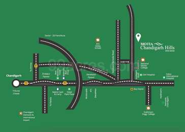 Motia Developers Motia Chandigarh Hills Map - Dera Bassi, Chandigarh ...