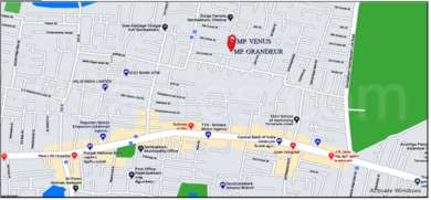 MP Developers MP Grandeur Map - Sembakkam, Chennai South Location Map