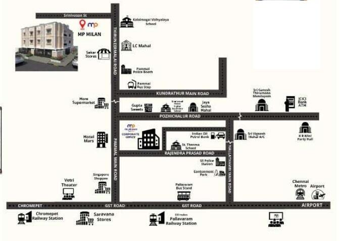 MP Milan Pammal, Chennai South | Price List & Brochure, Floor Plan ...