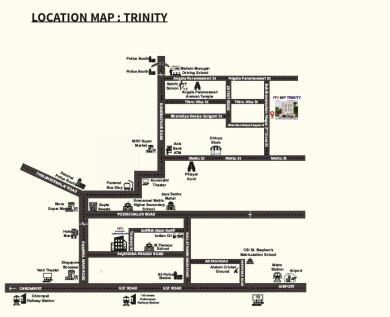 MP Developers MP Trinity Map - Anakaputhur, Chennai Location Map