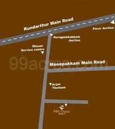 MS Charan Builders MS Charan MM Oasis Phase 2 Map - Gerugambakkam ...