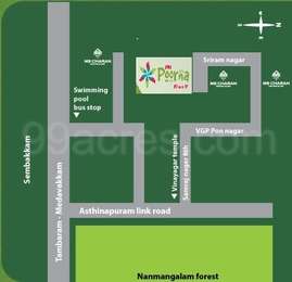 MS Charan Builders MS Charan MM Poorna Phase 4 Map - Sembakkam, Chennai ...