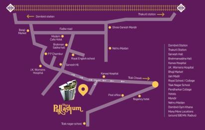 MS Swaminath Infra MS The Palladium Map - Dombivli, Thane Location Map