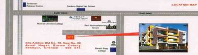 MSP Homes MSP Royal Ensign Map - Selaiyur, Chennai Location Map