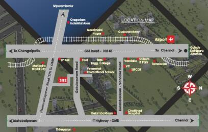 Muktha Housing and Estates Muktha Jeevana Map - Thiruporur, Chennai ...