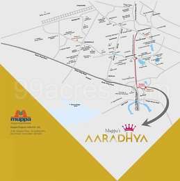 Muppa Projects India Pvt Ltd Muppas Aaradhya Map - Narsingi, Hyderabad ...