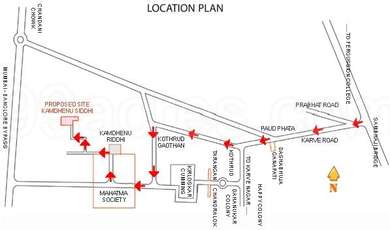 Mutha Group Mutha Kamdhenu Siddh Map - Kothrud, Pune Location Map