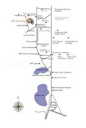 Mv Projects Builders MV Sundridge Map - Rajankunte, Doddaballapur Road ...