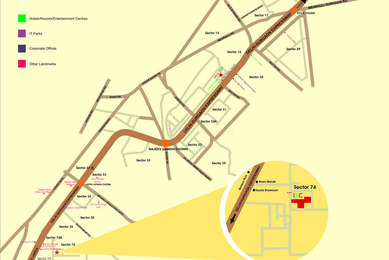 MVL Builders MVL India Business Center Map - Sector 35, Gurgaon ...