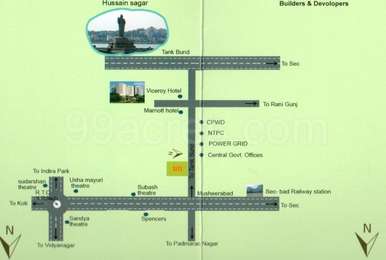 Nagababu Associates Nagababu Cedar Elite Homes Map - Musheerabad ...