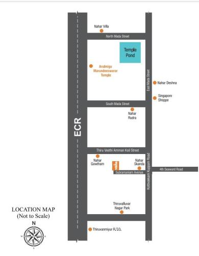 Nahar Foundations Nahar Vibha Map - Thiruvanmiyur, Chennai South ...