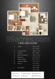 3 BHK Apartment / Flat for sale in Nahar F Residences Balewadi Pune ...