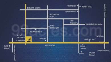 Naiknavare Developers Naiknavare Eminence Map - Viman Nagar, Pune ...