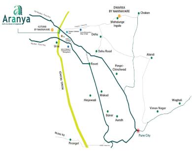 Naiknavare Developers Aranya by Naiknavare Map - Talegaon, Pune ...