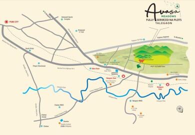 Naiknavare Developers Naiknavare Avasa Meadows Talegaon Map - Dabhade ...