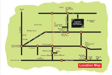 Namo Realty and Shah Ventures Namo Imperial Map - Lohegaon, Pune ...