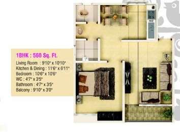 1 BHK Apartment / Flat for sale in Eco Valley Plus Kanhe Pune West ...