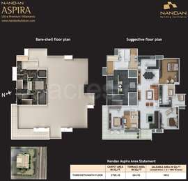 2 BHK Apartment / Flat for sale in Nandan Aspira Wireless Colony Pune ...
