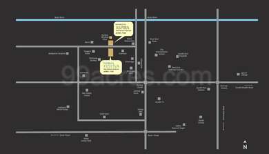 Nandan Buildcon Nandan Aspira Map - Wireless Colony, Aundh Location Map