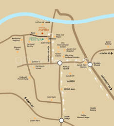 Nandan Buildcon Nandan Festiva Map - Aundh, Pune Location Map